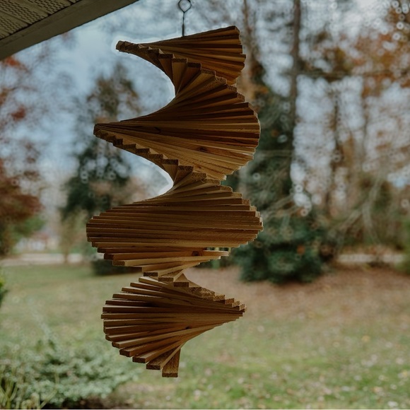 Accents | Handmade Spiral Wood Spinner | Poshmark